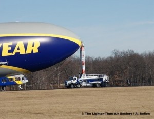 The new Gooyear Blimp makes its maiden flight. | The Lighter-Than-Air ...